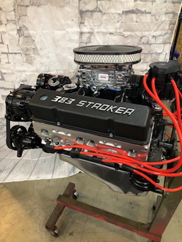 383 STROKER CRATE ENGINE A/C AFR Head 530hp ROLLER TURNKEY CHEVY 383 ...