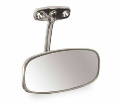 VW TYPE 2 BUS 55-65 INTERIOR REAR VIEW MIRROR w/HARDWARE KOMBI DELUXE ...