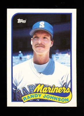 1989 TOPPS TRADED RANDY JOHNSON RC #57T MARINERS HOF NM-MT OR BETTER ...