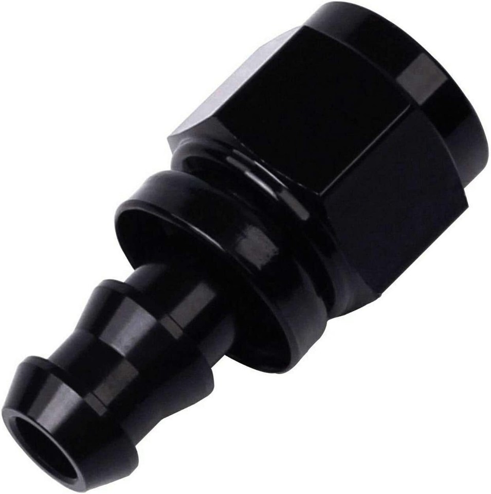 4pcs 4AN/6AN/8AN/10AN/12AN Straight Push Lock Hose End Fitting Fuel ...