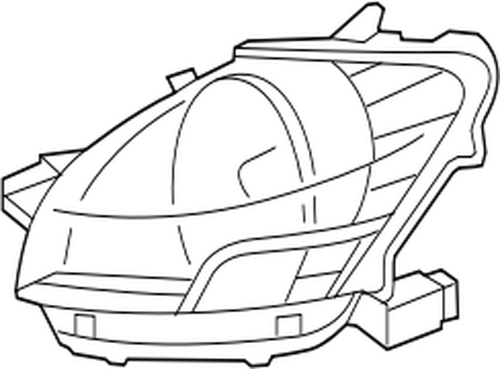 81170-52740 Toyota Unit assy, headlamp, lh 8117052740, New Genuine OEM ...