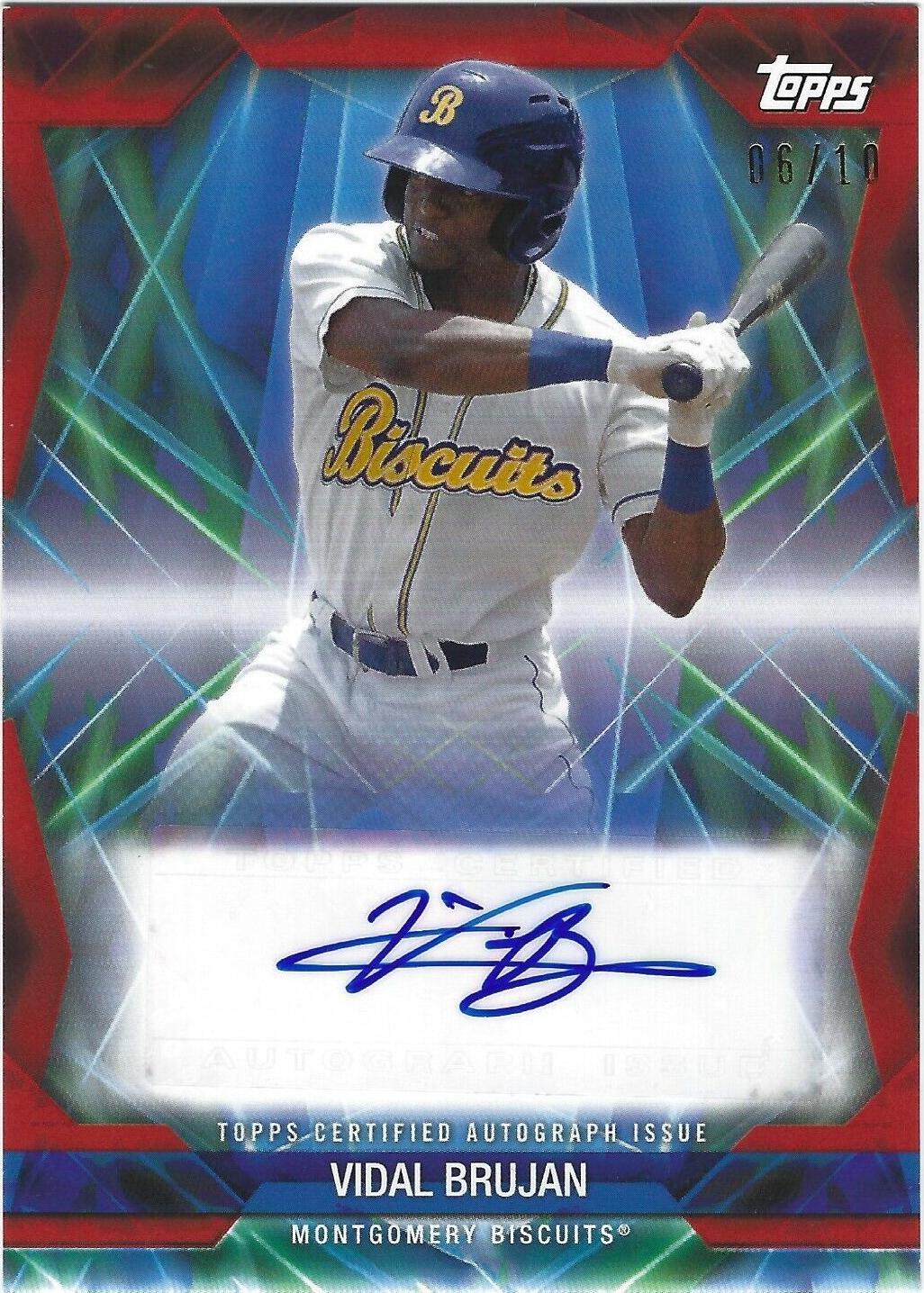 2021 Topps Pro Debut - Future Cornerstones Autographs Vidal Brujan #FC ...