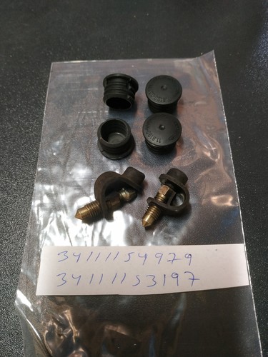 BMW E30-E36-E34-E39-E24 calipers covers(4)-bleeders(2) NEW GENUINE ...