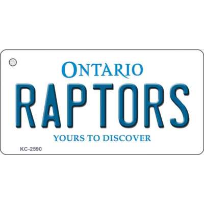 Raptors Ontario State License Plate Tag Key Chain KC-2590 | eBay