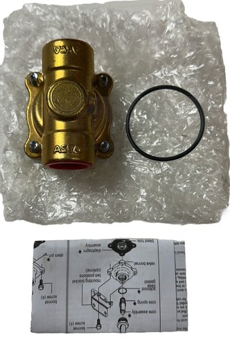 Asco 3UK70 8210G009 Asco 3/4" Brass Valve ONLY 120VAC FNFP | eBay