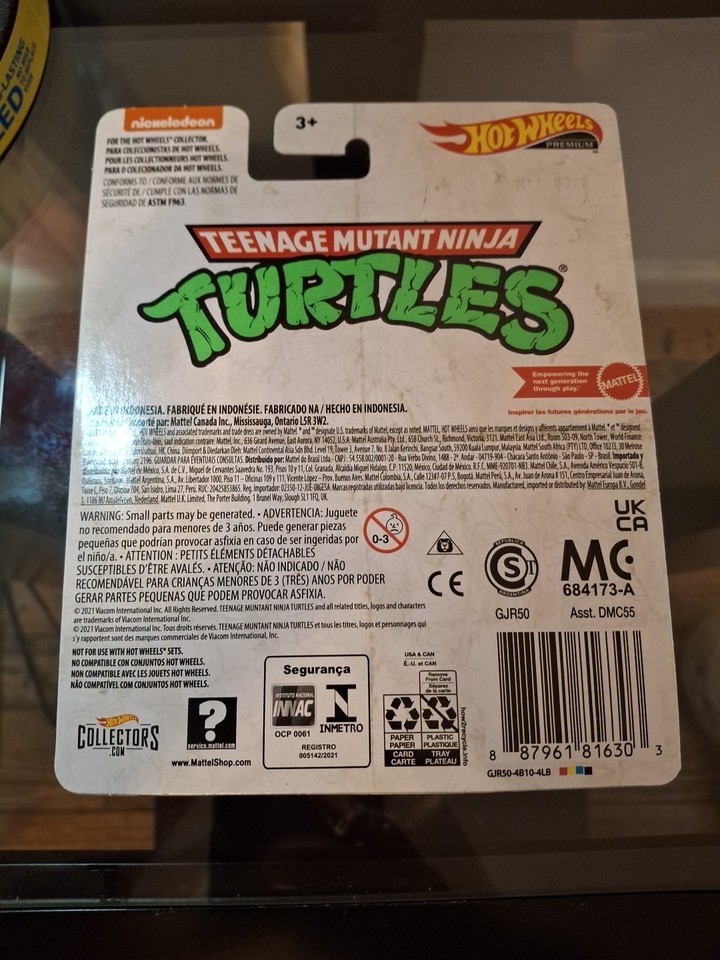 Hot Wheels GJR50 Teenage Mutant Ninja Turtle Party Wagon - Yellow ...