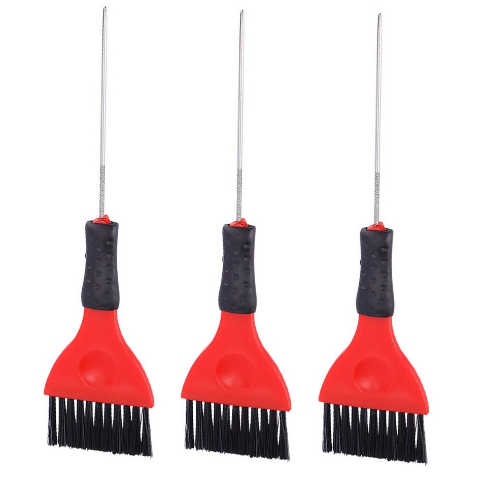 3 Pcs Fine Tooth Metal Comb Hair Highlighting Tools Color Applicator ...