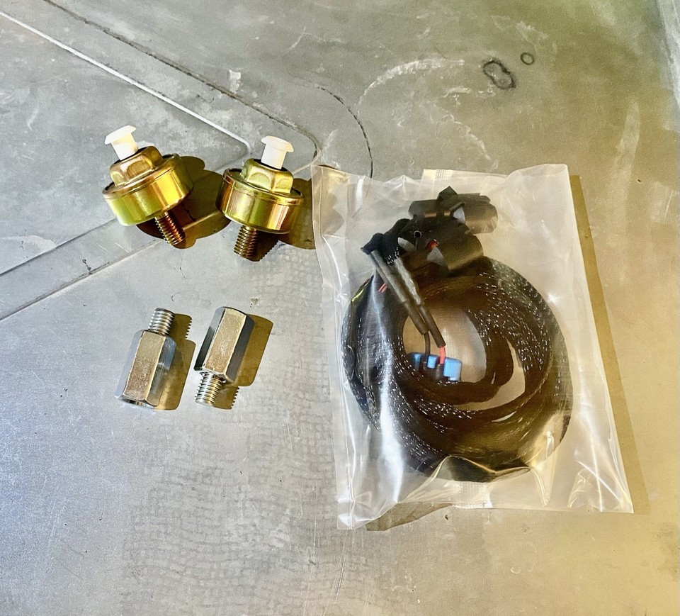 Knock Sensor Relocation Kit. For GM Gen 3 LS V8 Engines. Moves Sensors ...