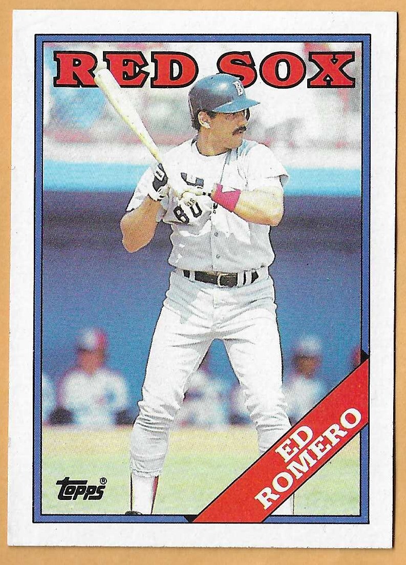 ED ROMERO BOSTON RED SOX #37 - TOPPS NM-MT 1988 | eBay