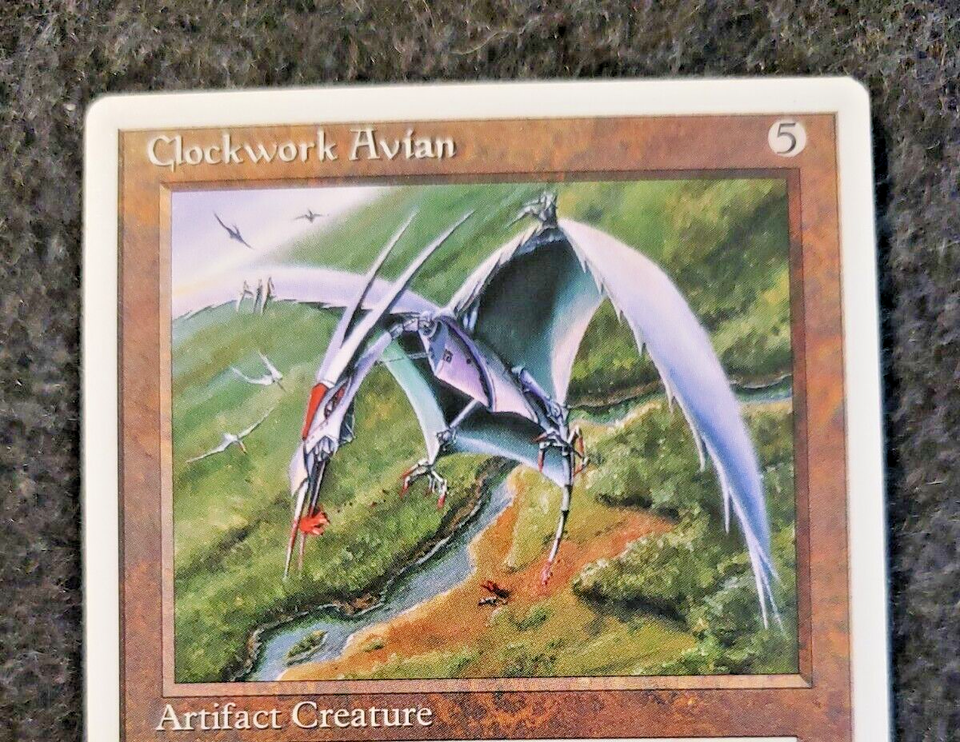 MTG Magic the Gathering Clockwork Avian (306/379) Fourth Edition ...