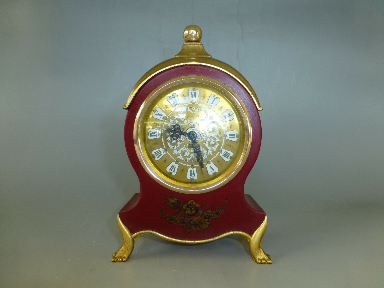 Vintage German Musical Alarm Clock With Reuge Music Box Movement Fully ...
