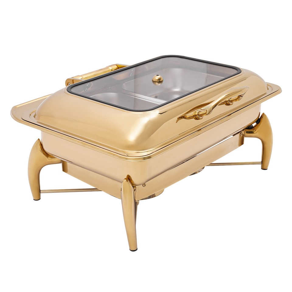 9 L Chafing Dish Buffet Set for Catering Parties Buffets Stove Heat ...