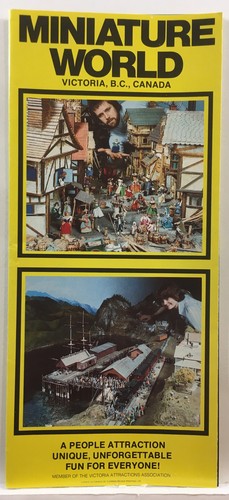 Miniature World Victoria BC Canada Vintage Brochure GG | eBay