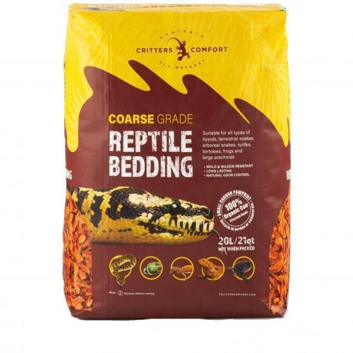 Critters Comfort / Kritter Crumble 20L Coarse Reptile Snake Lizard ...