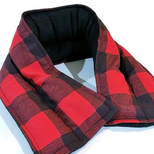 Reusable microwave heat pad, Neck Wrap Heat Pack, Rice and flaxseed ...