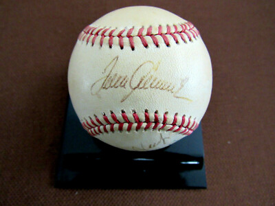 TOM SEAVER CALVIN GRIFFITH HOF SIGNED AUTO VINTAGE OAL GAME BASEBALL ...