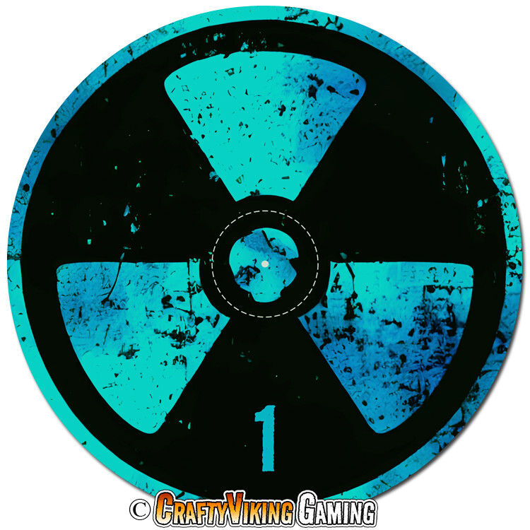 Objective Markers 7.57" NUCLEAR WINTER -For Warhammer 40K Age of Sigmar ...