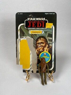 Star Wars Authentic ROTJ Chewbacca Figure 1983 W/Card Unpunched 48 Back ...