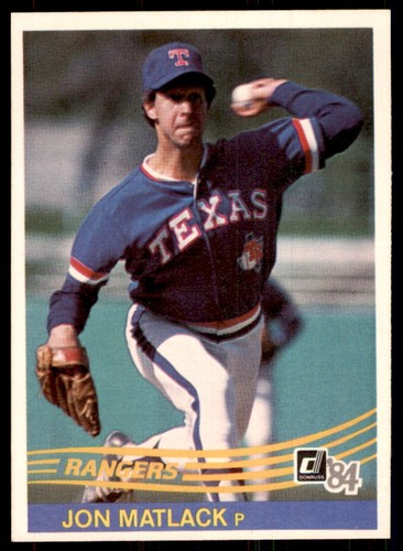 1984 Donruss Jon Matlack Baseball Cards #378 | eBay
