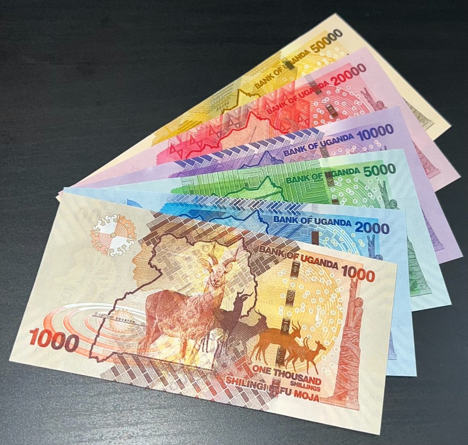 NEW Uganda Shilling SET - 2024 UGX NOTES - 88,000 in UGANDA Currency UNC Money | eBay