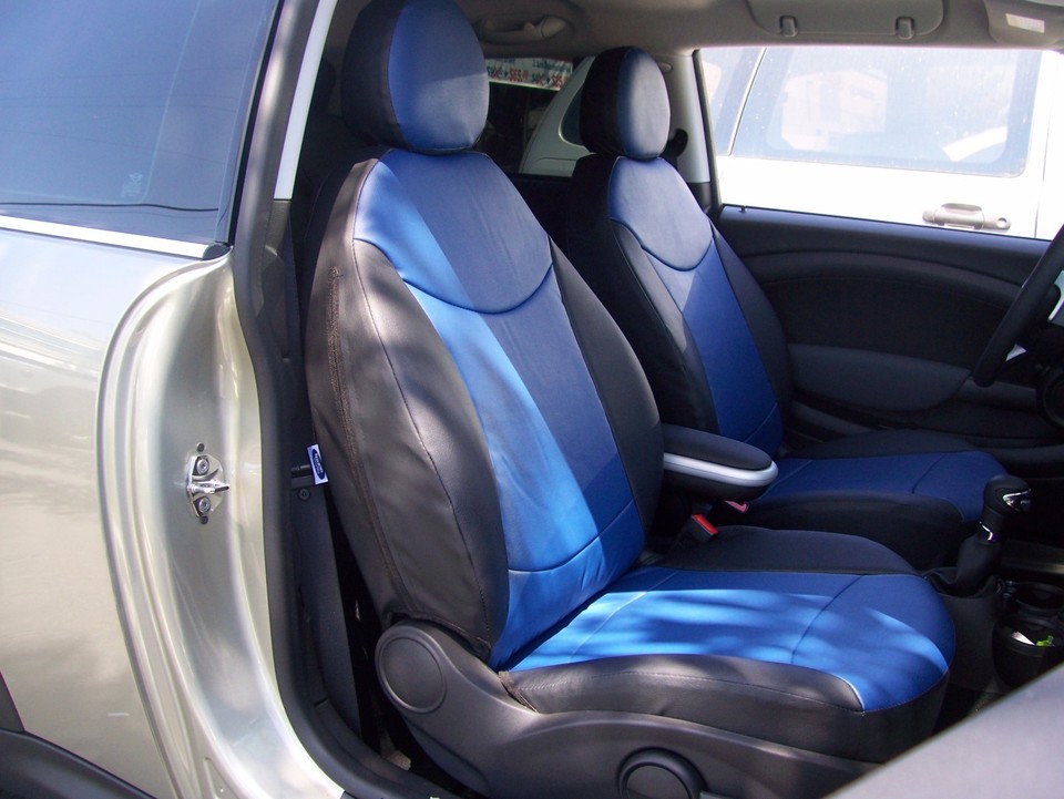 MINI COOPER S COUPE CONVERTIBLE IGGEE S.LEATHER CUSTOM FIT SEAT COVER ...