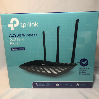 TP-LINK AC900 Archer C900 Wireless Dual Band Router with Power Cable | eBay