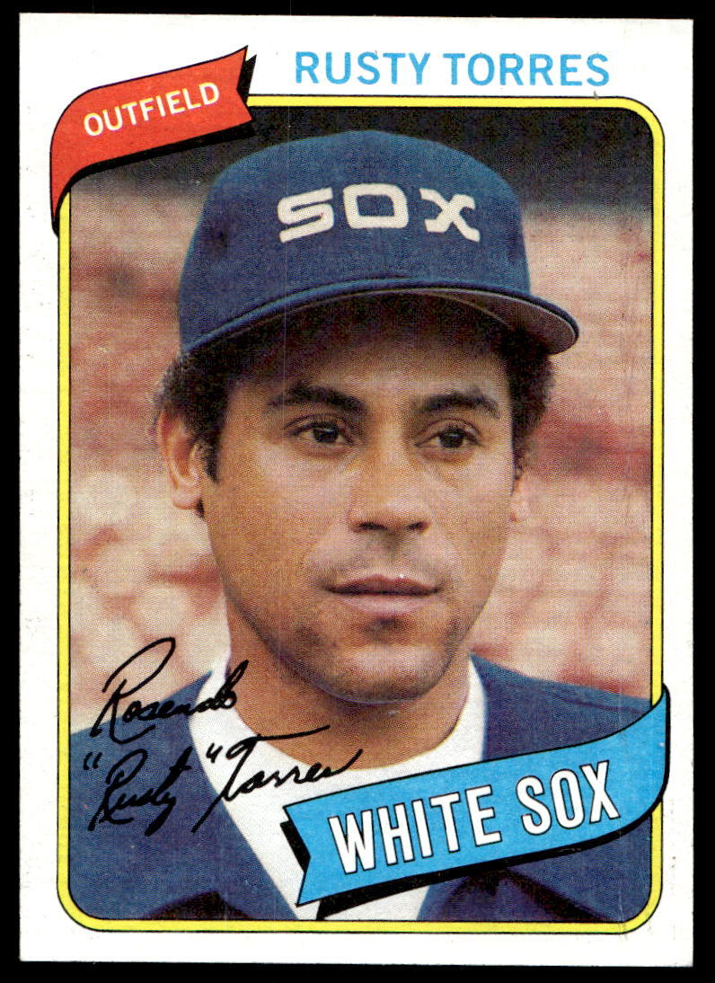 1980 Topps 36 Rusty Torres Chicago White Sox Baseball Card | eBay