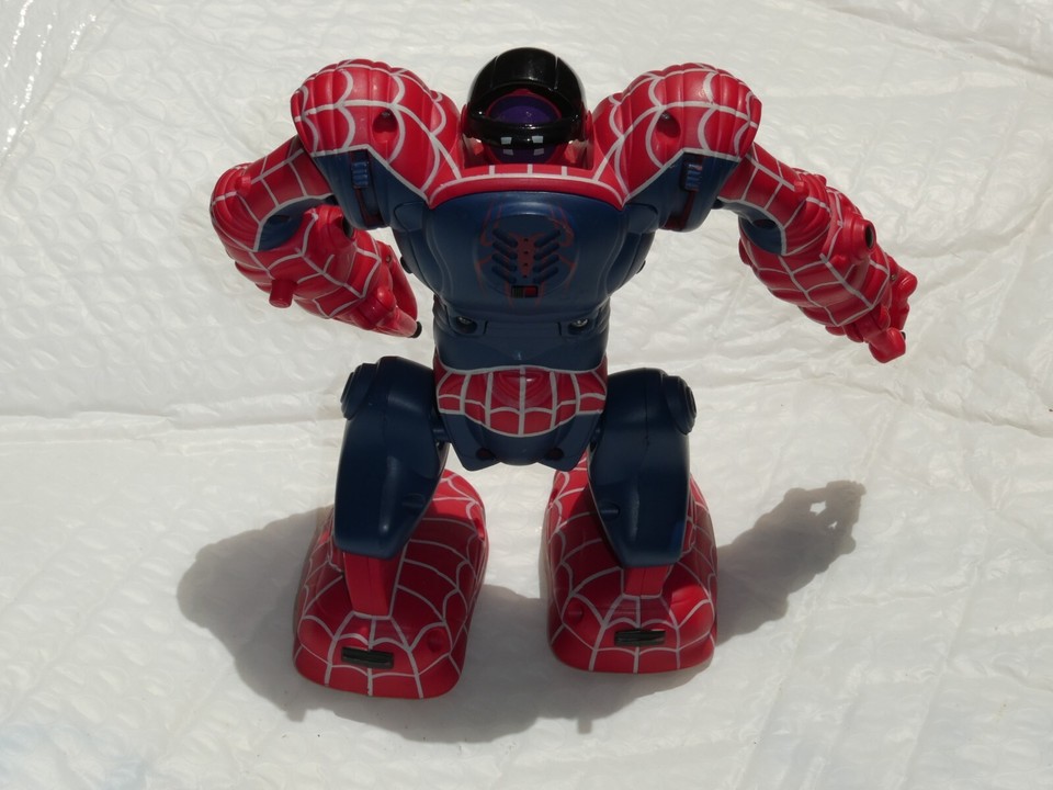 Spider Man 3 Spidersapien Robosapien 2006 RC Working no remote wow wee ...