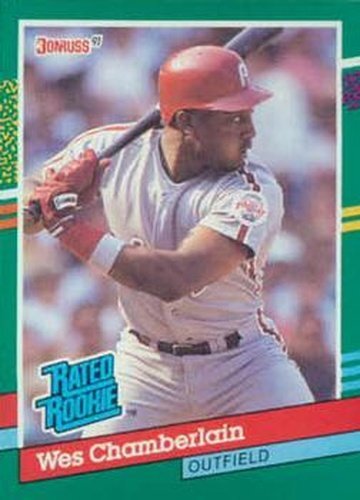 #423 Wes Chamberlain - Philadelphia Phillies - 1991 Donruss Baseball | eBay