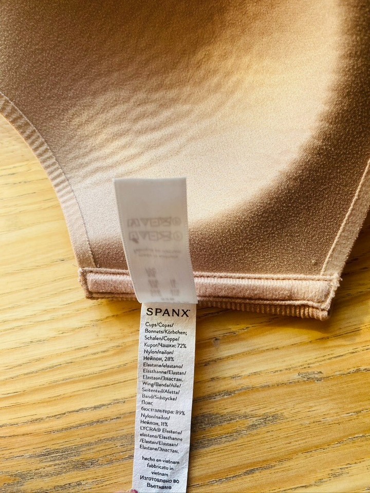 Spanx 32B SPANXsmooth™ Bra‑llelujah!® Lightly Lined Wireless Bra Beige ...