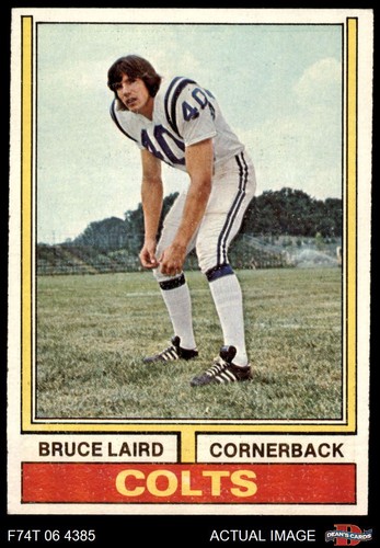 1974 Topps #96 Bruce Laird Colts RC American 5 - EX | eBay