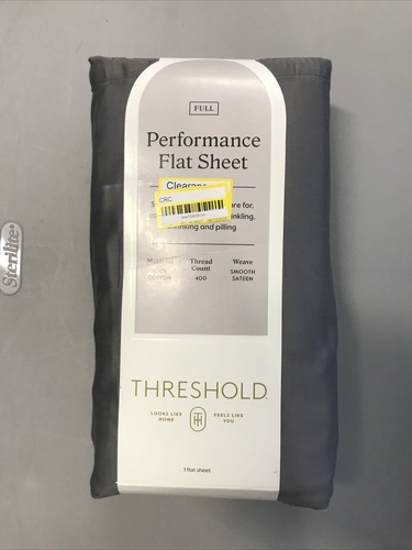 Full 400 Thread Count Performance Flat Sheet - Threshold™ | eBay