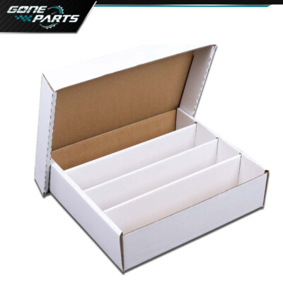 3200 COUNT CORRUGATED CARDBOARD TRADING CARD BASEBALL COIN SLAB STORAGE ...