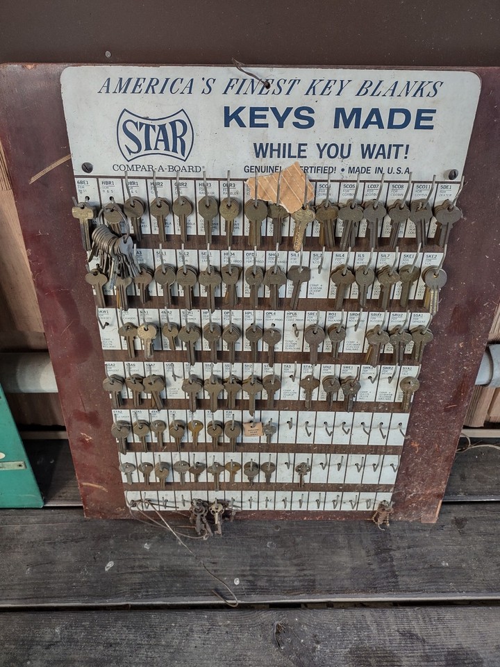 Cole Key Cutter Machine Vintage As Is For Display Only | eBay