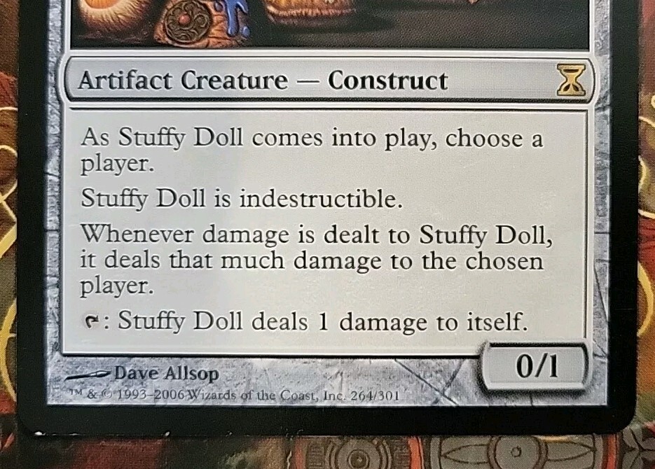 MTG Stuffy Doll x1 LP/NM ~Time Spiral (Magic the Gathering)*Free ...