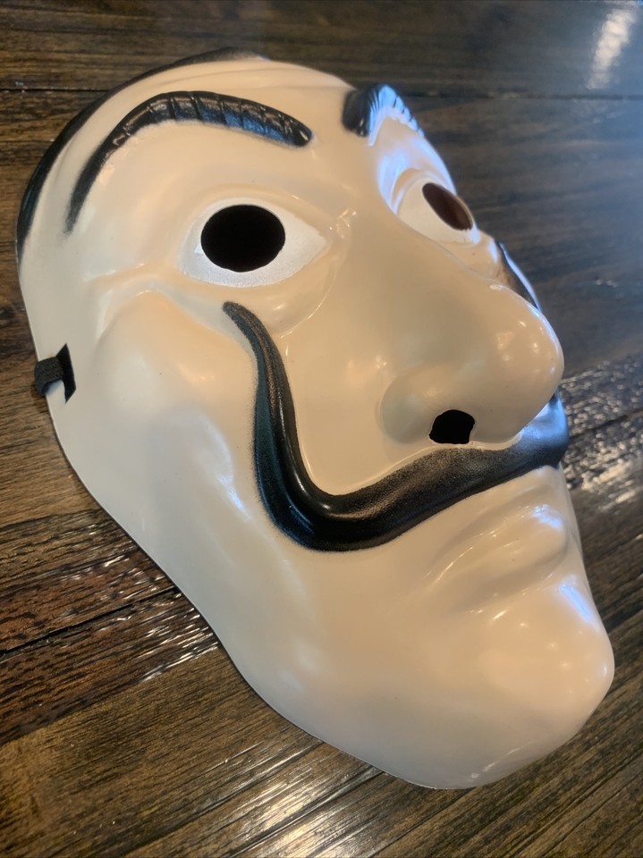 Salvador Dali Masks La Casa De Papel Cosplay PVC Mask Money Heist ...
