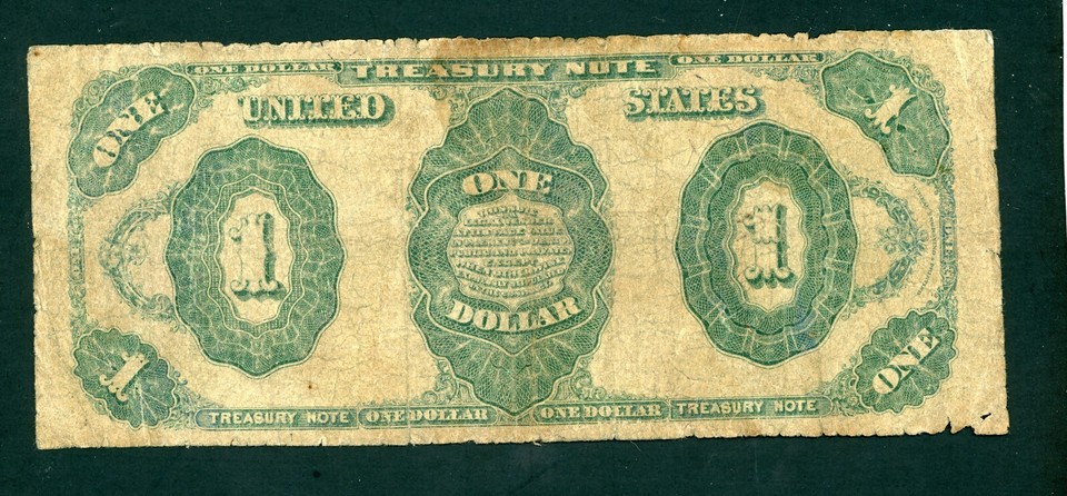 US TREASURY NOTE $1 SERIES 1891 TILLMAN MORGAN FR# 224 AS SHOWN 67 | eBay