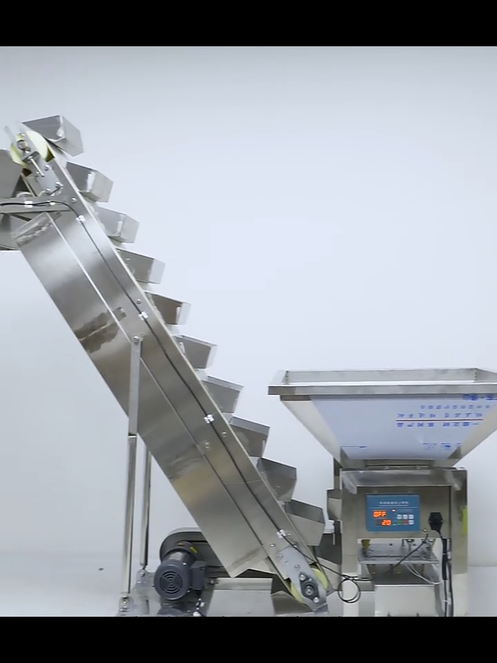 1.7m High Bucket Elevator Powder Particle Feeding Machine with 100KG ...