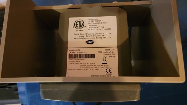 Hach Model Sc100 General Purpose Analyzer NEMA 4x Enclosure for sale ...