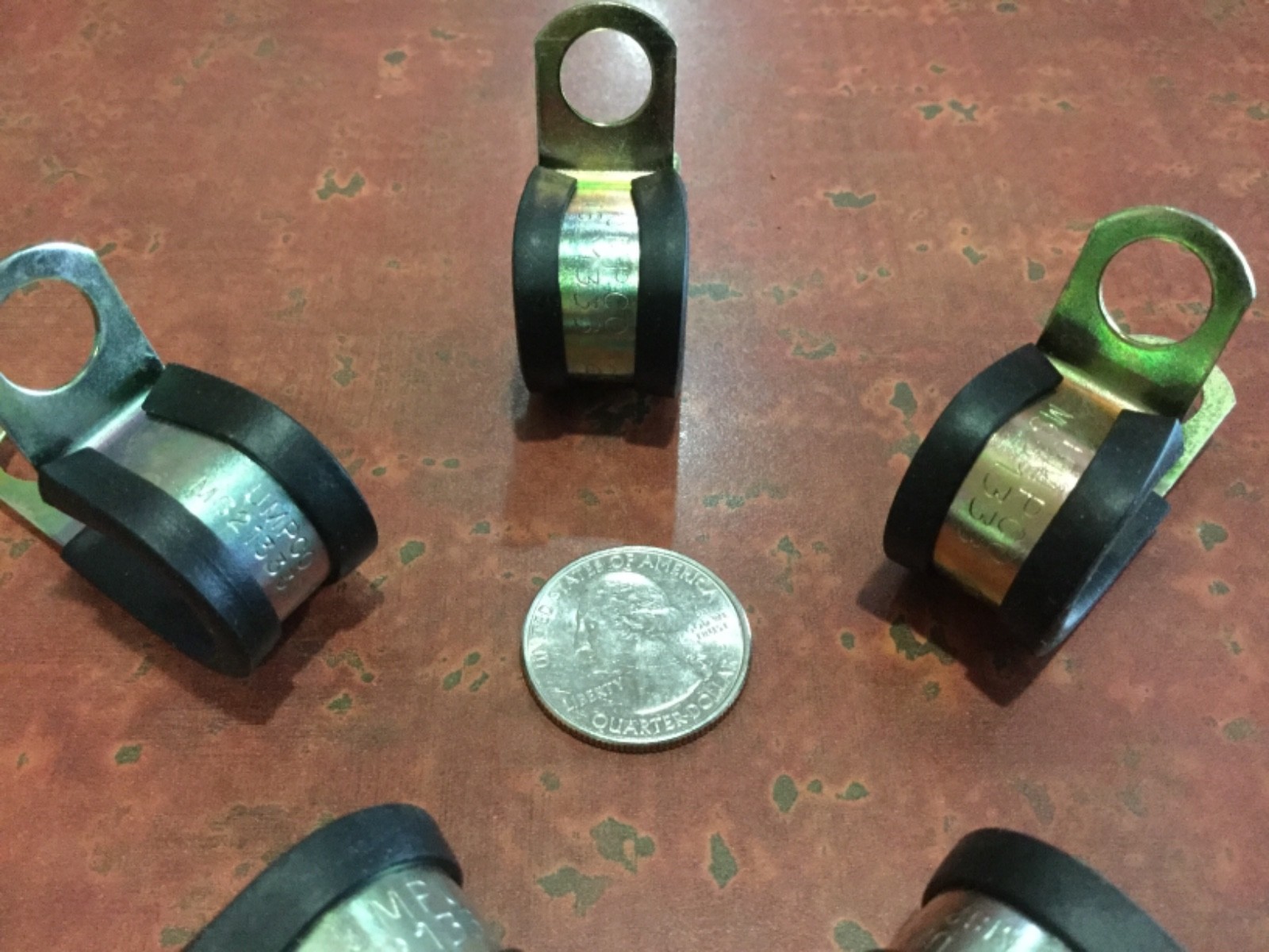 5 pcs M998 hmmwv and other military vehicles wire clamp hold down ...