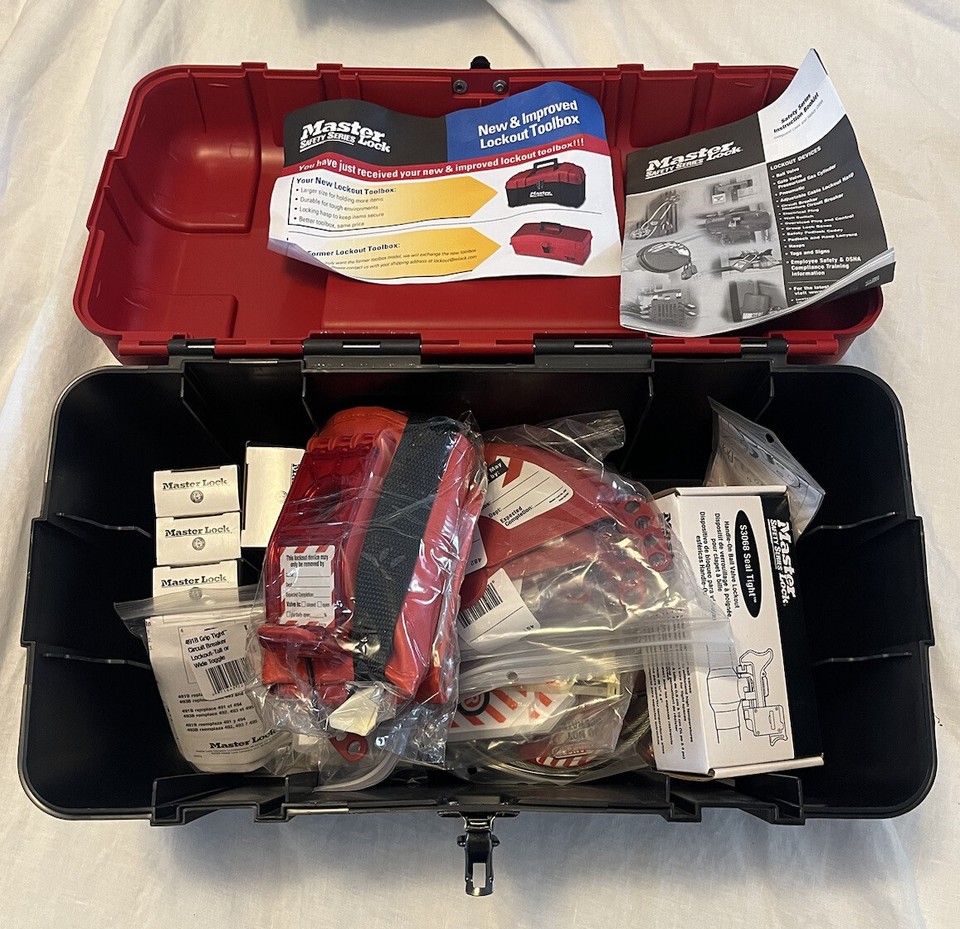 Master Lock Safety Series Portable Lockout Kit Tool Box | eBay