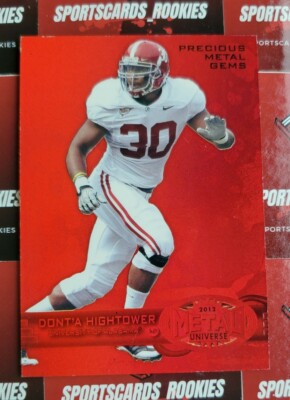 Dont'a Hightower Alabama 2012 Fleer Retro Precious Metal Gems Red 85/ ...