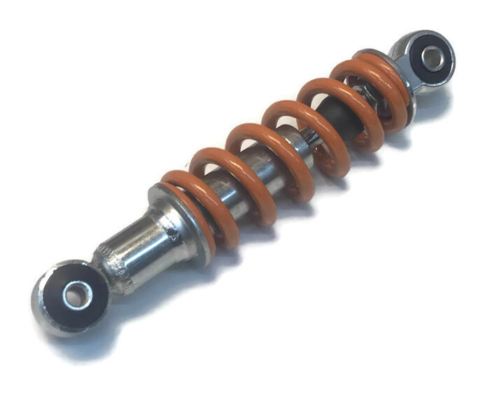 (2) 195mm Mechanical Shock Absorber 8mm ID for Go Kart Cart Minibike ...