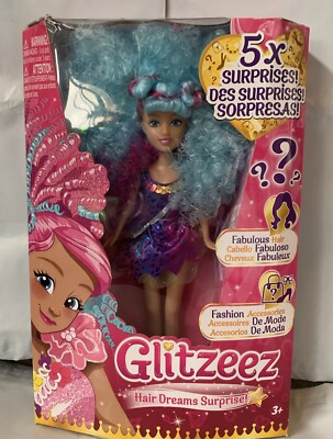 Glitzeez Hair Dreams Surprise with 5 Surprises Doll 10" New | eBay