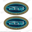 Fits Grady White 263 Chase Logo Decals (Set of 2) | eBay