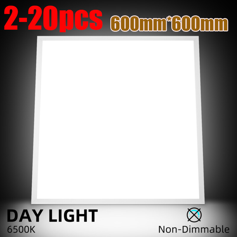 48W 600X600 LED Panel Light Suspended Ceiling Square Tile Grid 65K ...