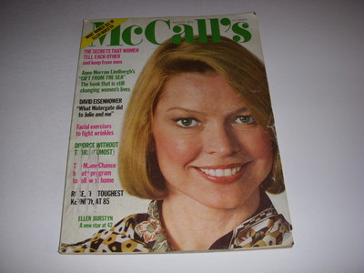 MCCALL'S Magazine, August, 1975, ELLEN BURSTYN Cover, ROSE KENNEDY ...