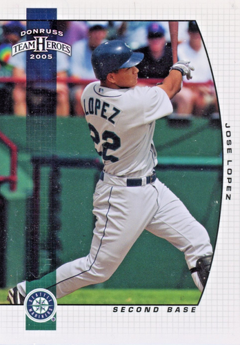 Jose Lopez 2005 Donruss Team Heroes Baseball Card #424 Seattle Mariners ...