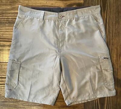 Burnside Shorts Mens Size 36 Khakis Chino Lightweight Stretch Hiking ...