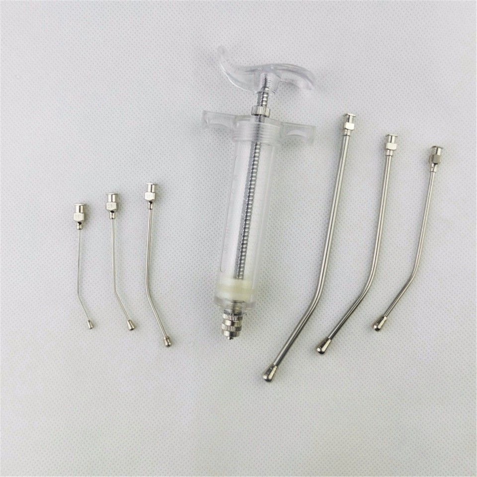 Veterinary Crop Feeding Kit - 6Pcs curved gavage tubes & 1Pc Syringe | eBay